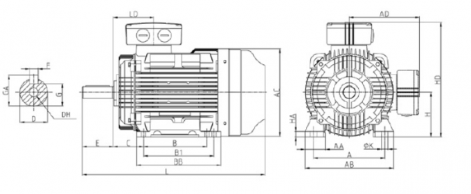 PMSM Motor Used For Electric Vehicle